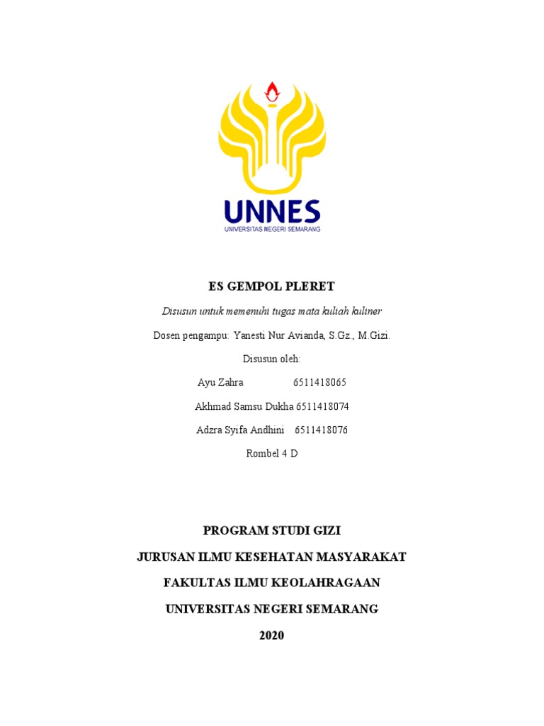 Kuliner Gempol Pleret | PDF