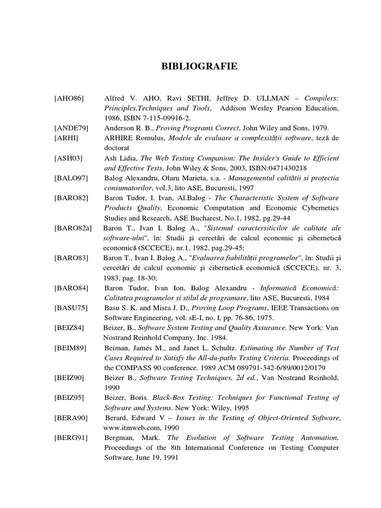 Software Testing & Quality Bibliography | PDF | Computer Science ...