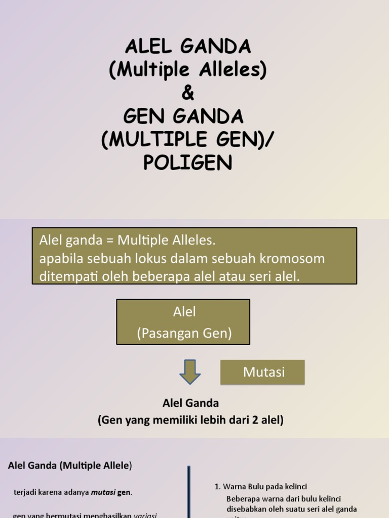 ALEL GANDA Dan GEN GANDA | PDF