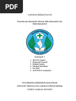 Laporan Pratikum Tes Hemoglobin Kelompok 2-1 | PDF | Sains & Matematika
