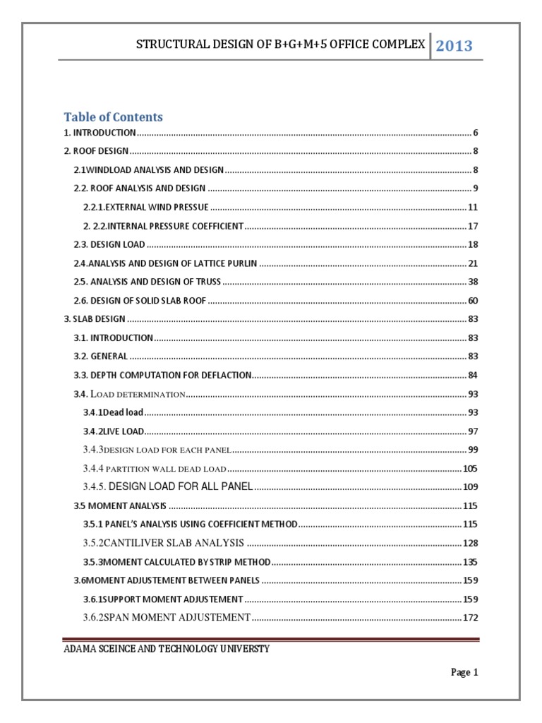 Structural Design PDF | PDF | Beam (Structure) | Column