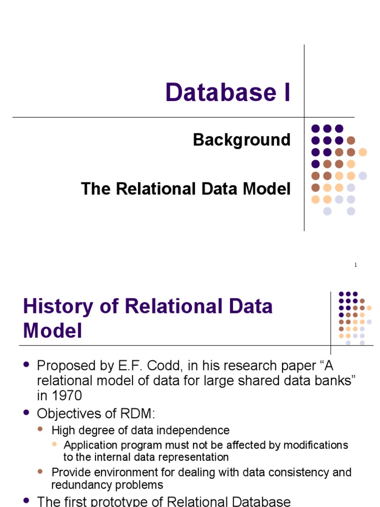 Week03 - The Relational Data Model | PDF | Relational Database | Relational Model