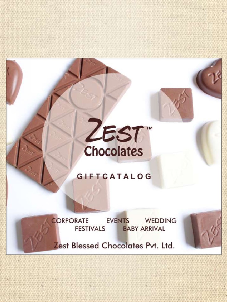 Zest Chocolate Catalog 2019 PDF | PDF | Chocolate | Wedding