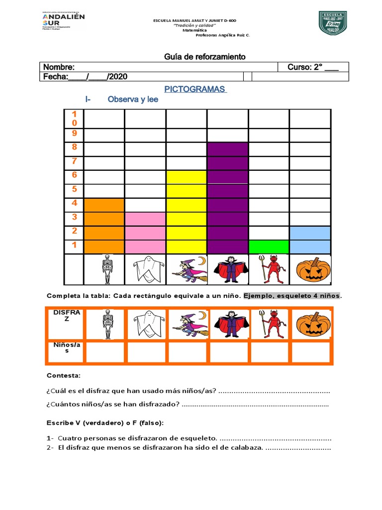 Pictogramas - Matematica | Descargar gratis PDF | Superhéroes | Science