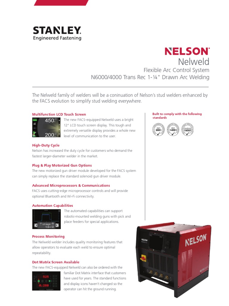 Nelson Sell Sheets Nelweld PDF | PDF | Welding | Construction