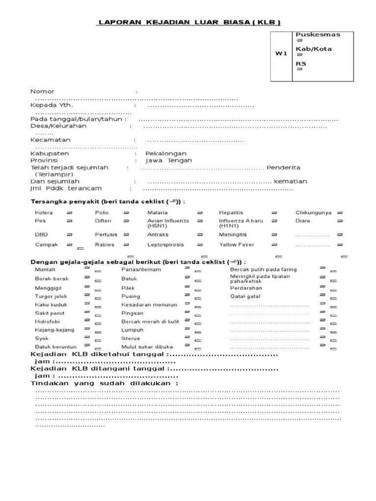 Form w1 KLB | PDF