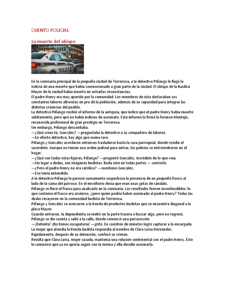 La Muerte Del Obispo En Torreroca Pdf Violencia Policía