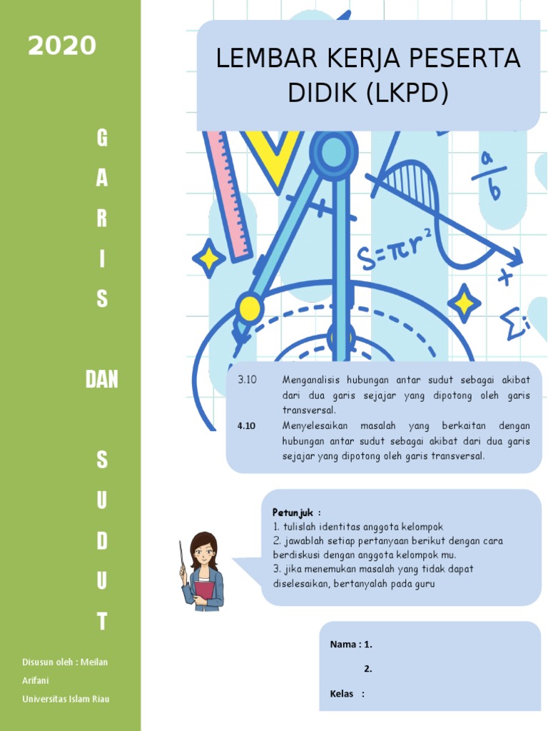 LKPD Garis Dan Sudut | PDF