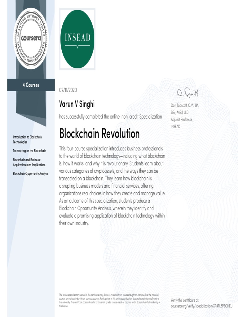 Blockchain Revolution - INSEAD Business School | PDF | Behavior ...
