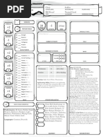 5E CharacterSheet Fillable | PDF | Wizards Of The Coast Games | Fantasy