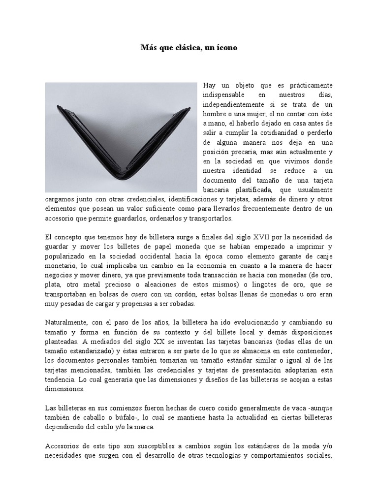 Análisis Morfológico Billetera Est D.I. UNAL | PDF | Billete de banco | Dinero