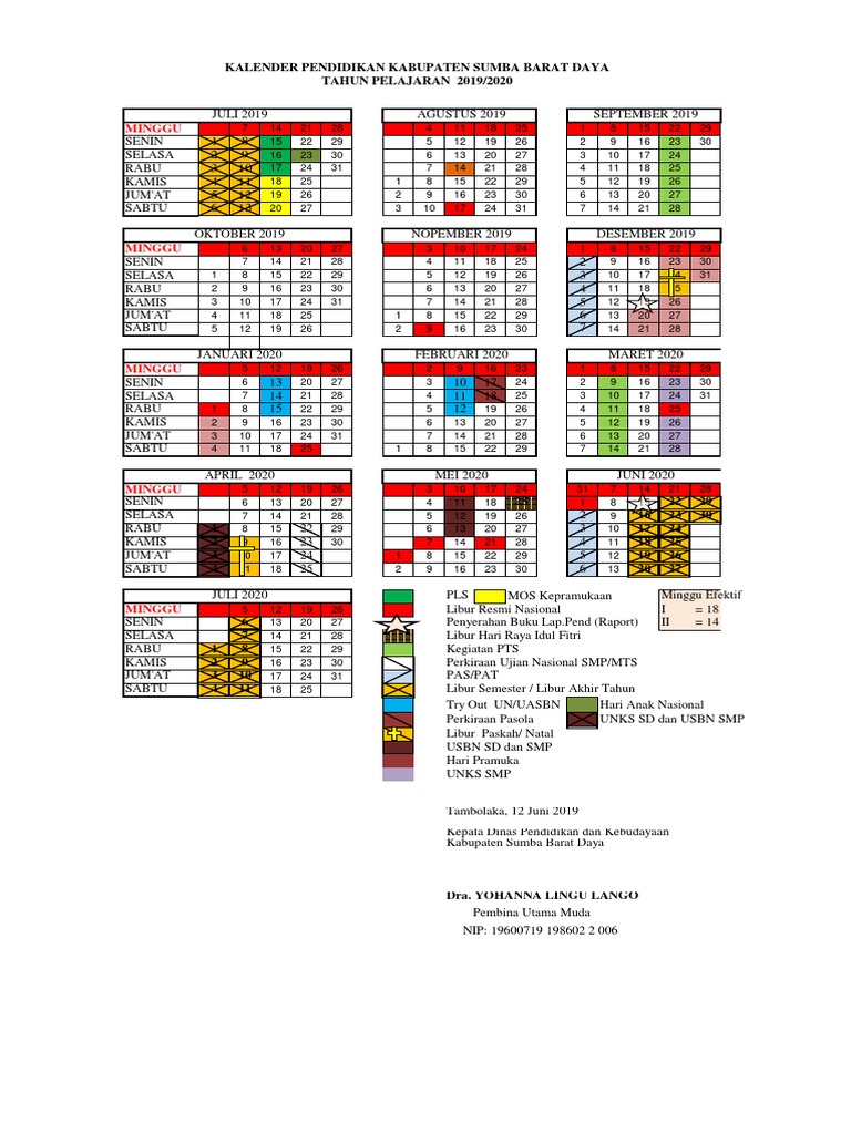 Kaldik 2019-2020 PDF | PDF