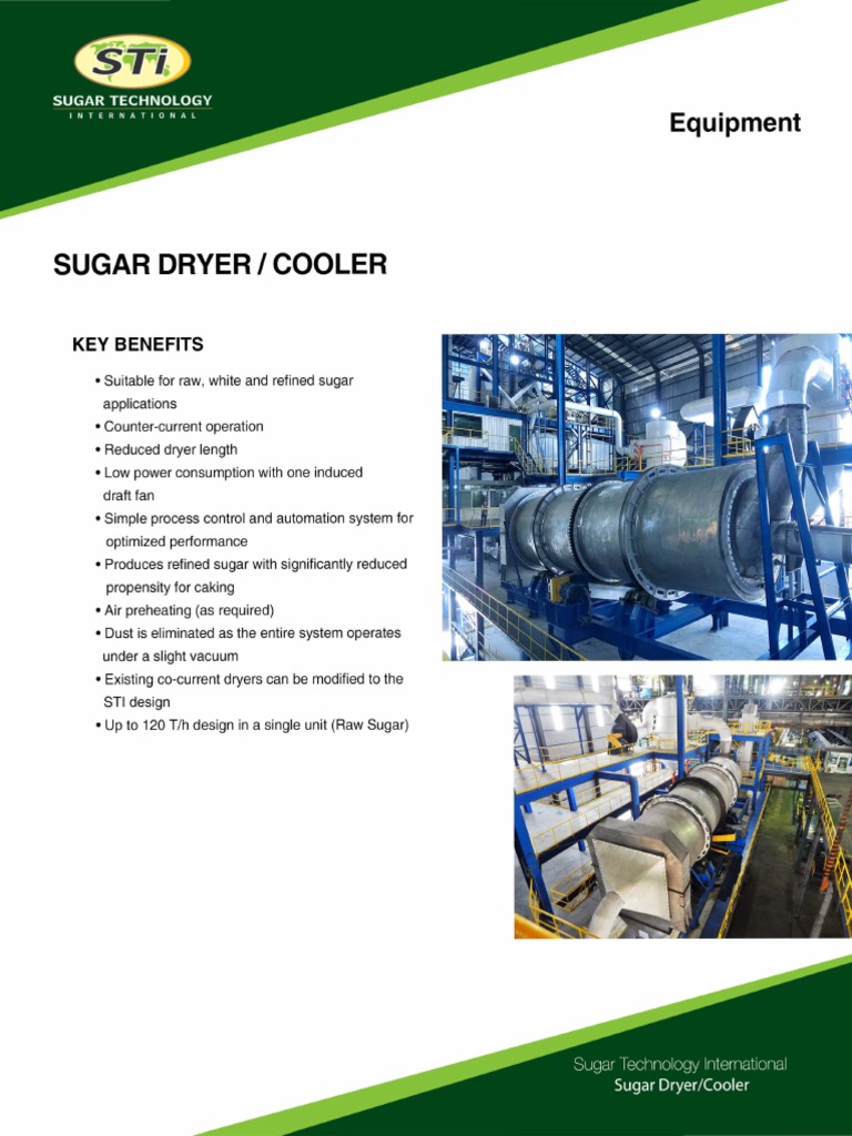 Efficient Sugar Dryer Solutions | PDF