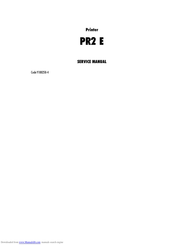 pr2 e | PDF | Printer (Computing) | Emulator
