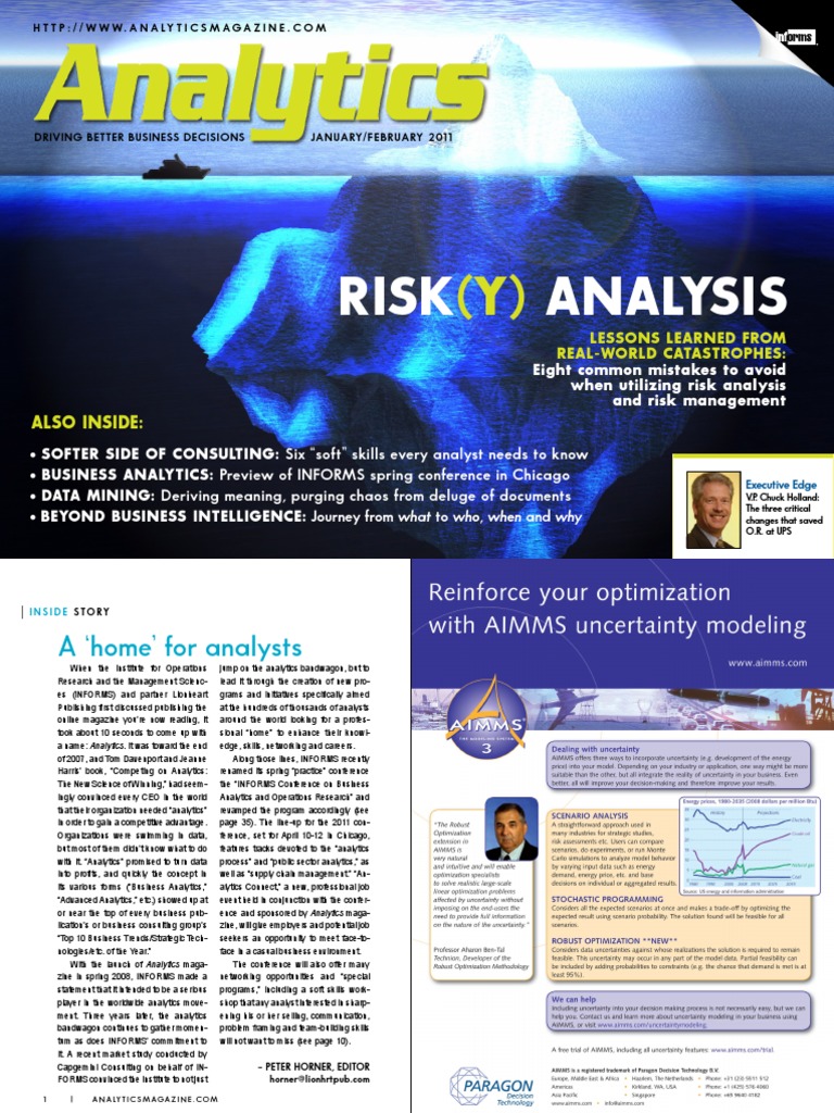 Analytics Magazine Jan-Feb-11 - Informs | PDF | Analytics ...