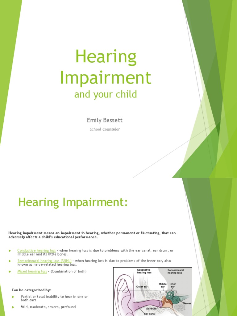 Hearing Impairment Pdf Hearing Loss Cognition