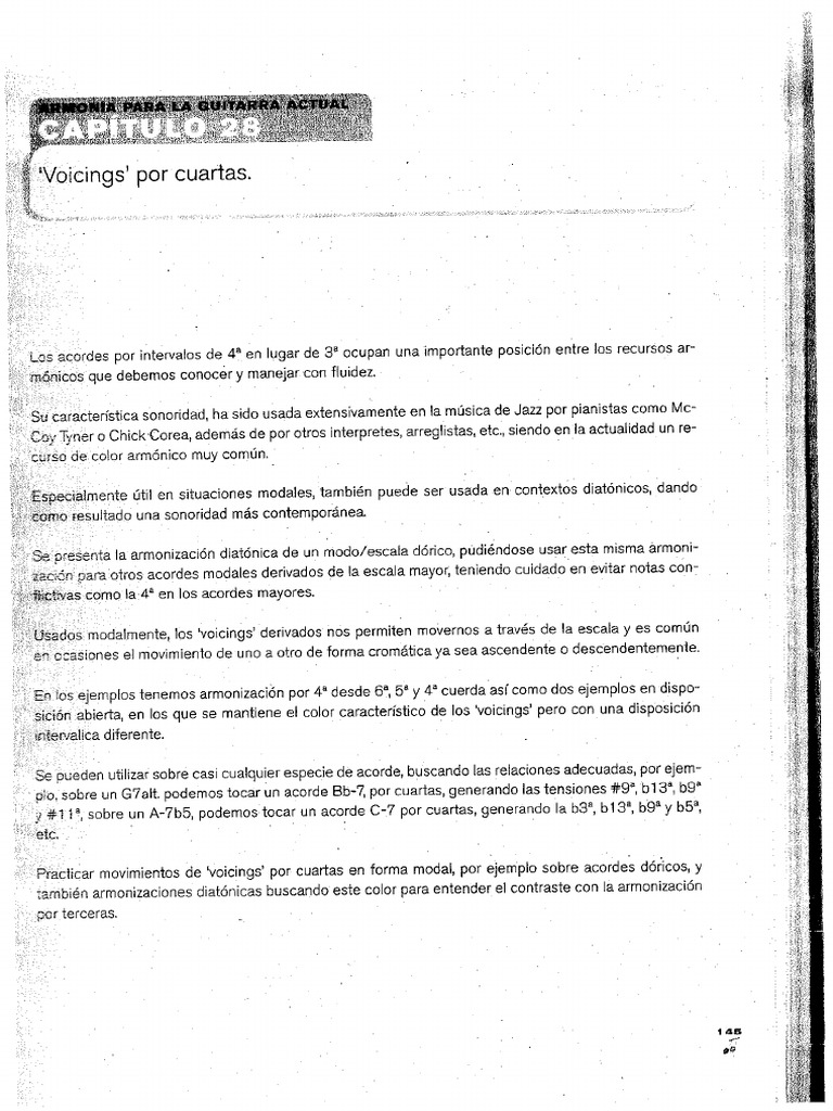 Voicings Por Cuartas | PDF