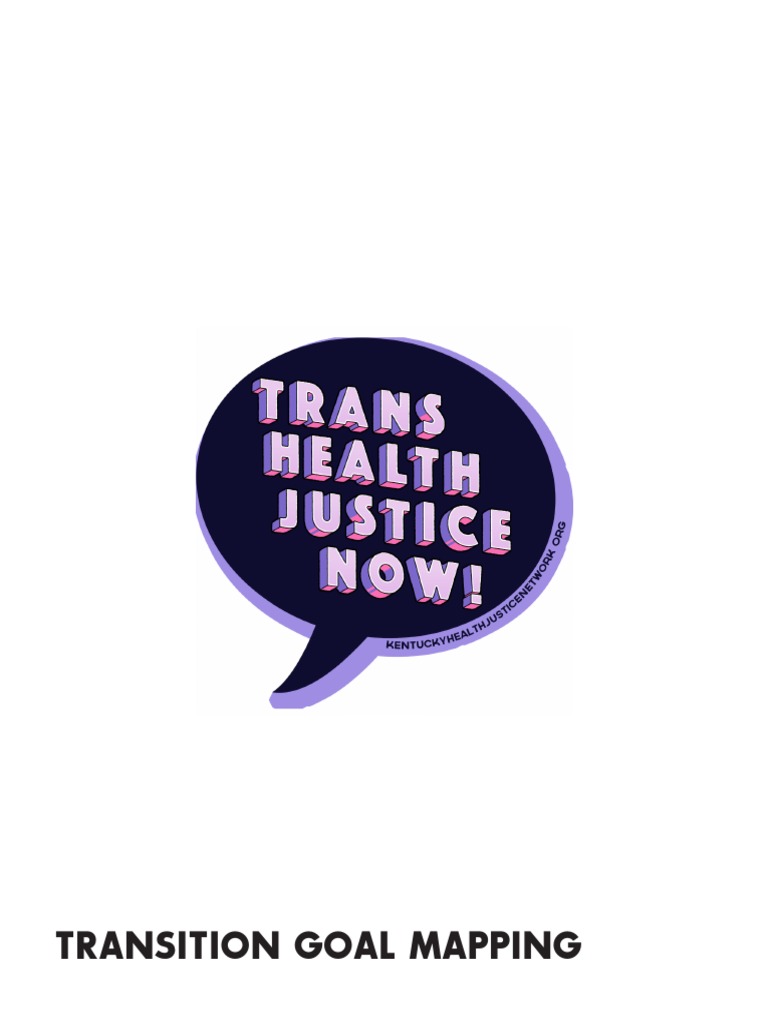 Transition Goal Mapping | PDF | Transgender | LGBTQIA+ Studies