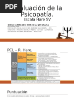 (PCL-R) Escala de Evaluación Hare Revisada | PDF | Psicopatía | Sicología