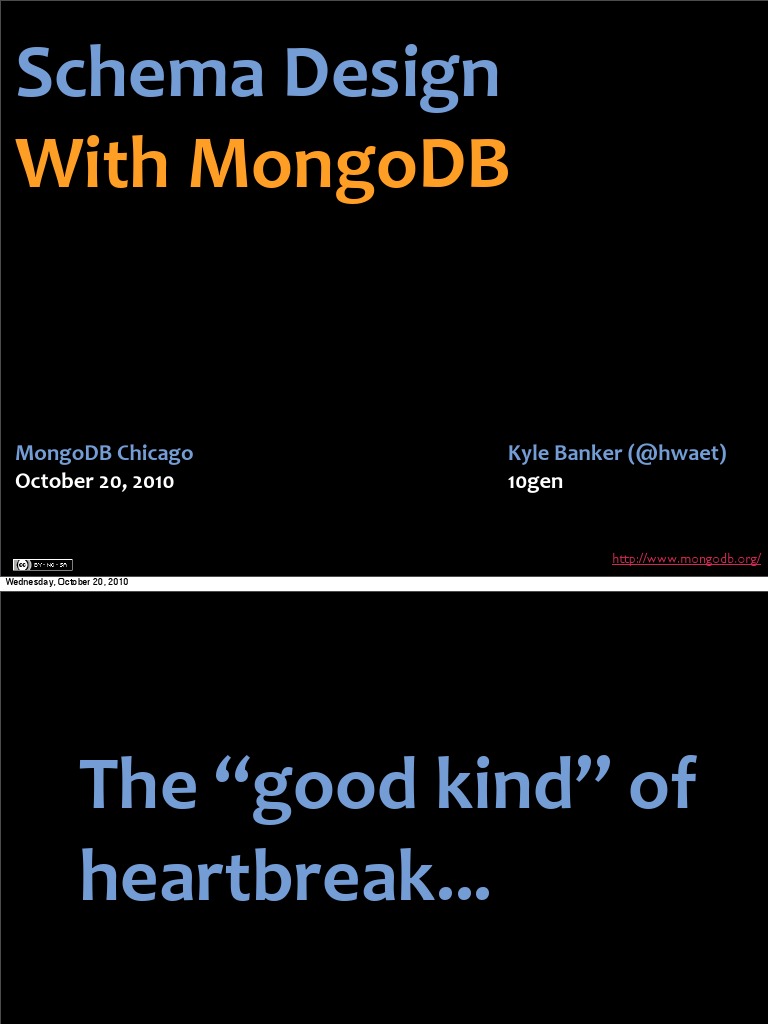 MongoDB Schema Design Guide | PDF | Information Management | Software