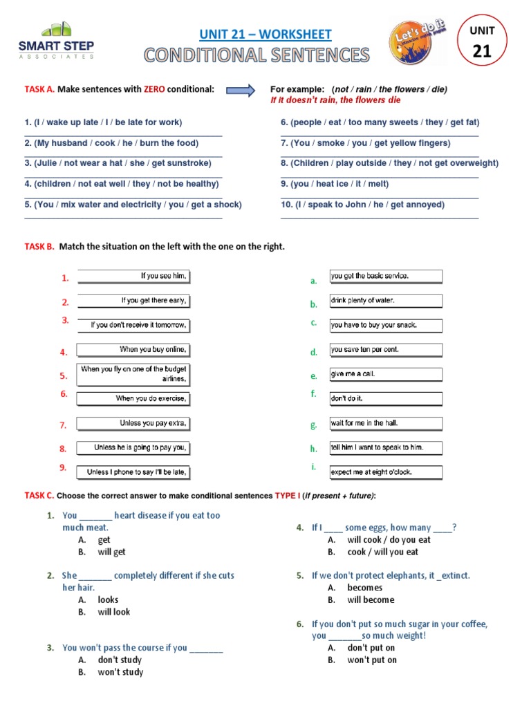 UNIT 21 - Conditional Sentences | PDF