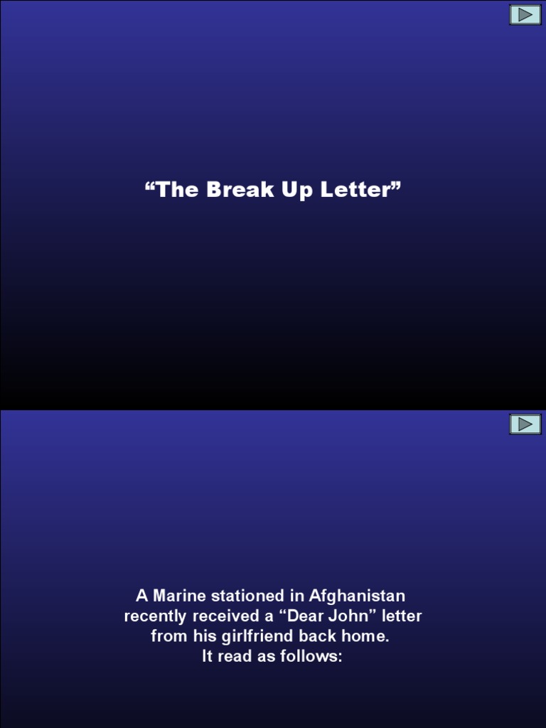 Break Up Letter | PDF