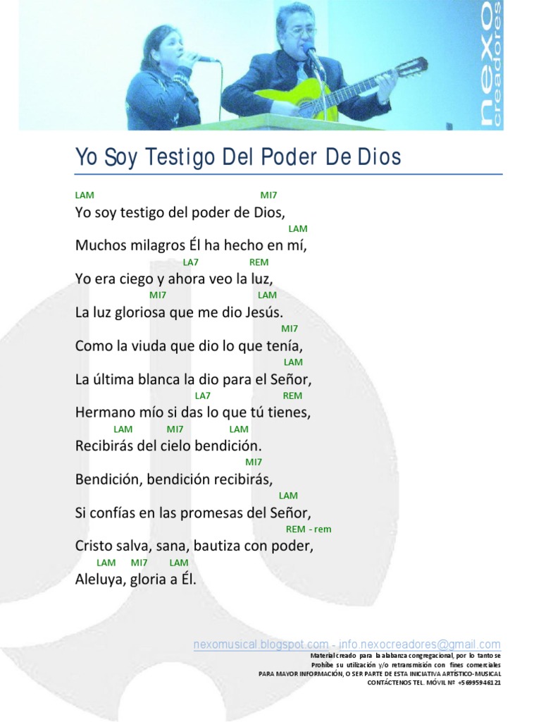 Yo Soy Testigo Del Poder de Dios | PDF