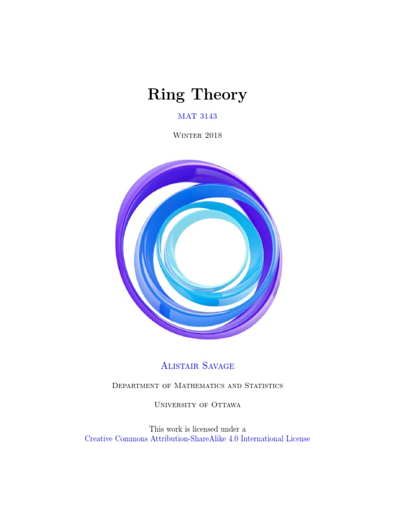 Ring Theory for Math Students | PDF | Ring (Mathematics) | Field ...