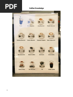 Coffee Shop Cheat Sheet | PDF | Non Alcoholic Drinks | Hot Drinks