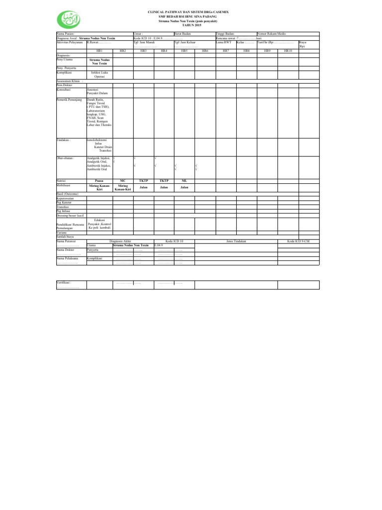 Struma Nodusa Non Toxin SMF BEDAH | PDF