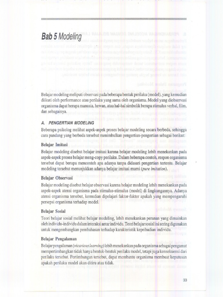 Bab5 Modeling | PDF