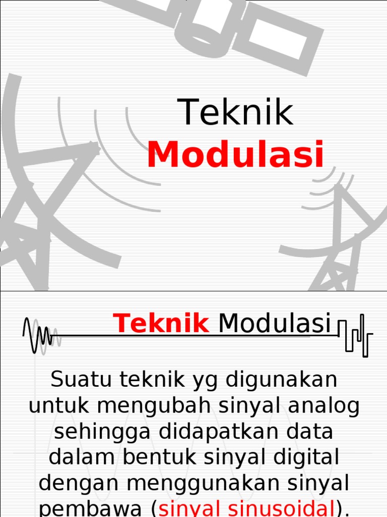6-Teknik Modulasi Digital | PDF | Komputer