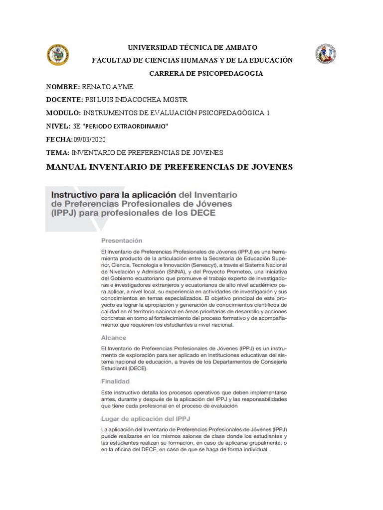 Manual Del Ippj | PDF