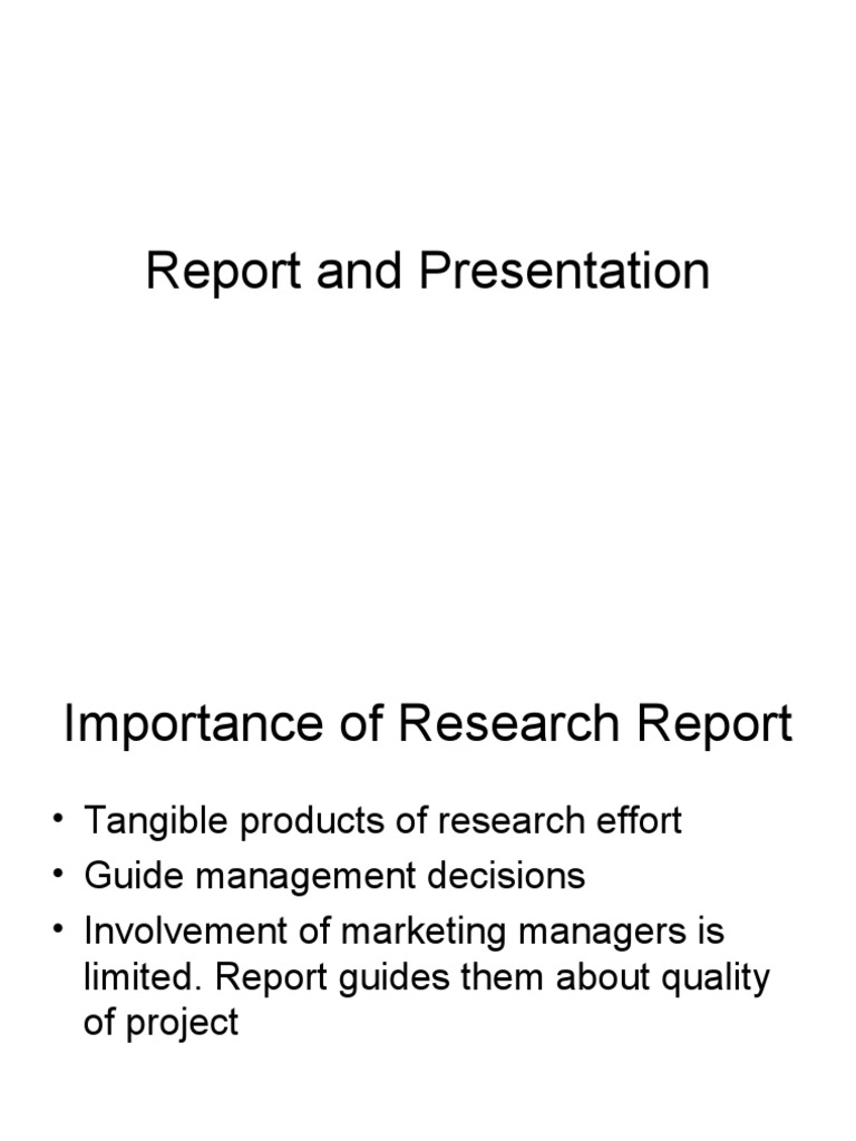 Report and Presentation | PDF | Art
