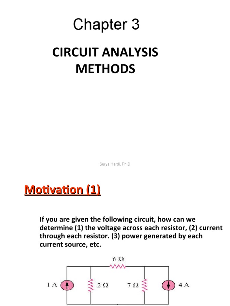 Chapter 3. Circuit Analysis Methods | PDF | Electrical Network | Network Analysis (Electrical ...