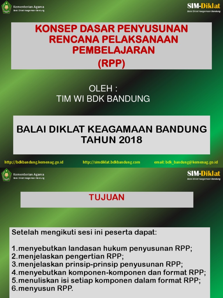 Konsep Dasar RPP PDF | PDF
