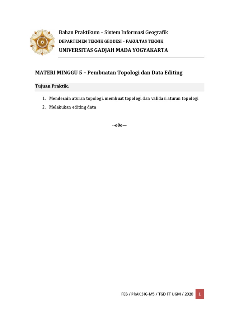 M5-Modul Pembuatan Topologi Dan Data Editing | PDF | Komputer