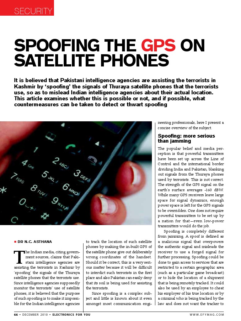 GPS Spoofing | Global Positioning System | Electronics