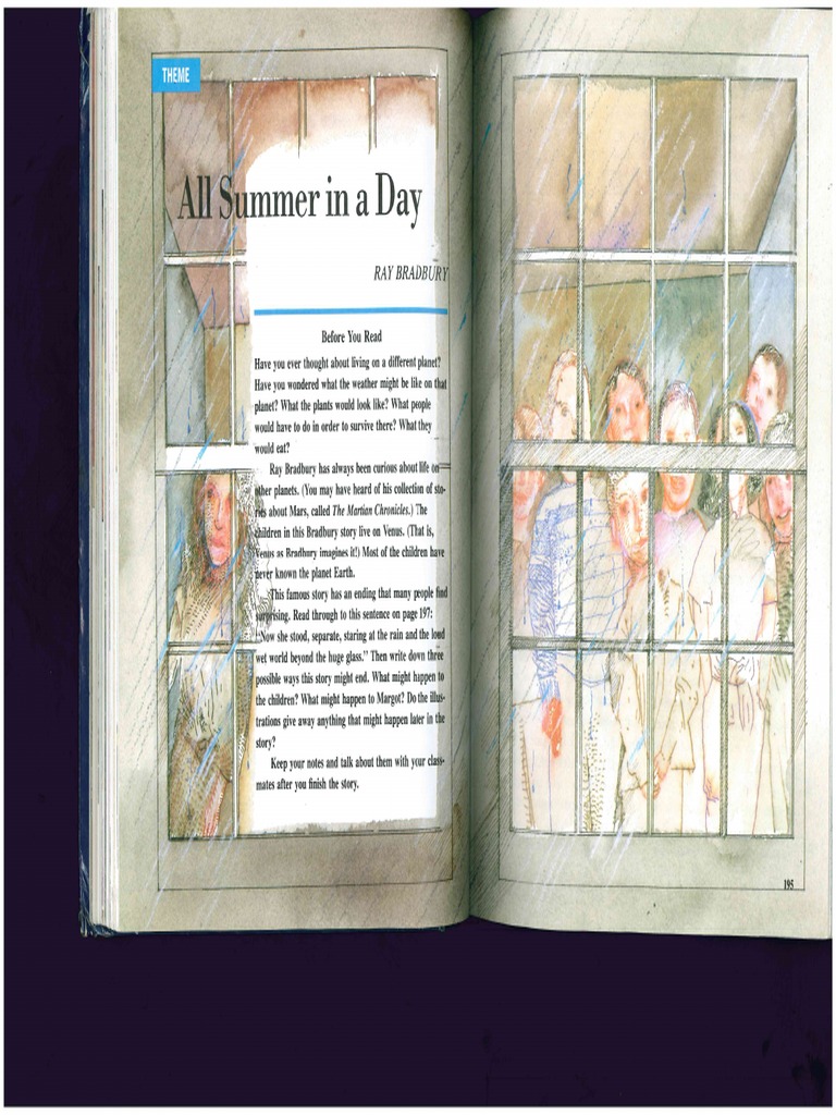 All Summer in A Day by Ray Bradbury | PDF