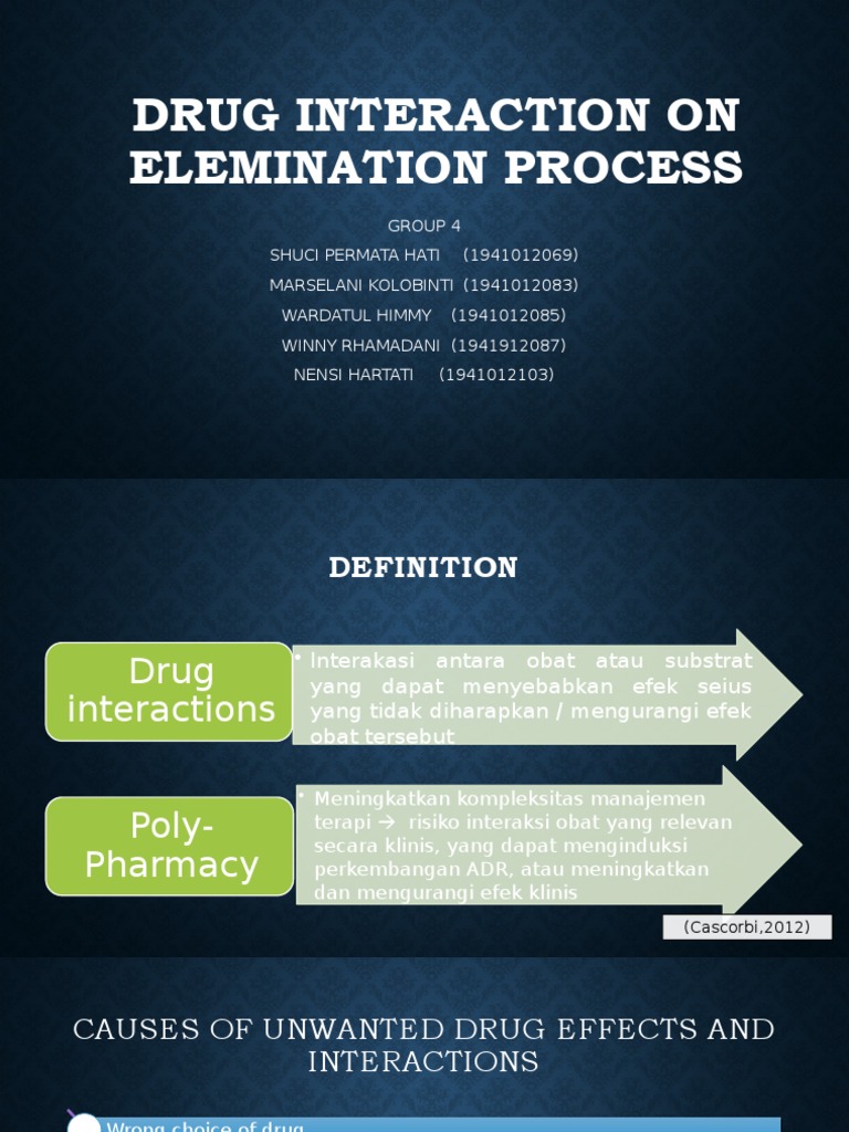 Drug Interactions in Renal Excretion | PDF