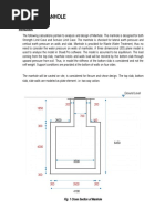 Dimension Details For PCC Retaining Wall: A B D5 D3 1 1 | PDF ...