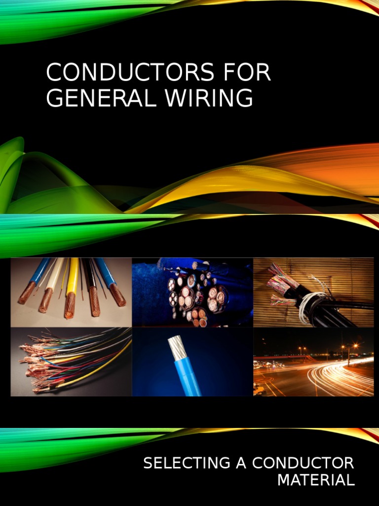 EIM 4 Lesson 6 Conductors For General Wiring | PDF | Wire | Electrical ...