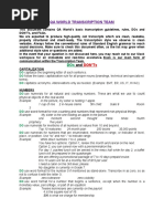 Scribie Transcription Guide | PDF | Bracket | Keyboard Shortcut