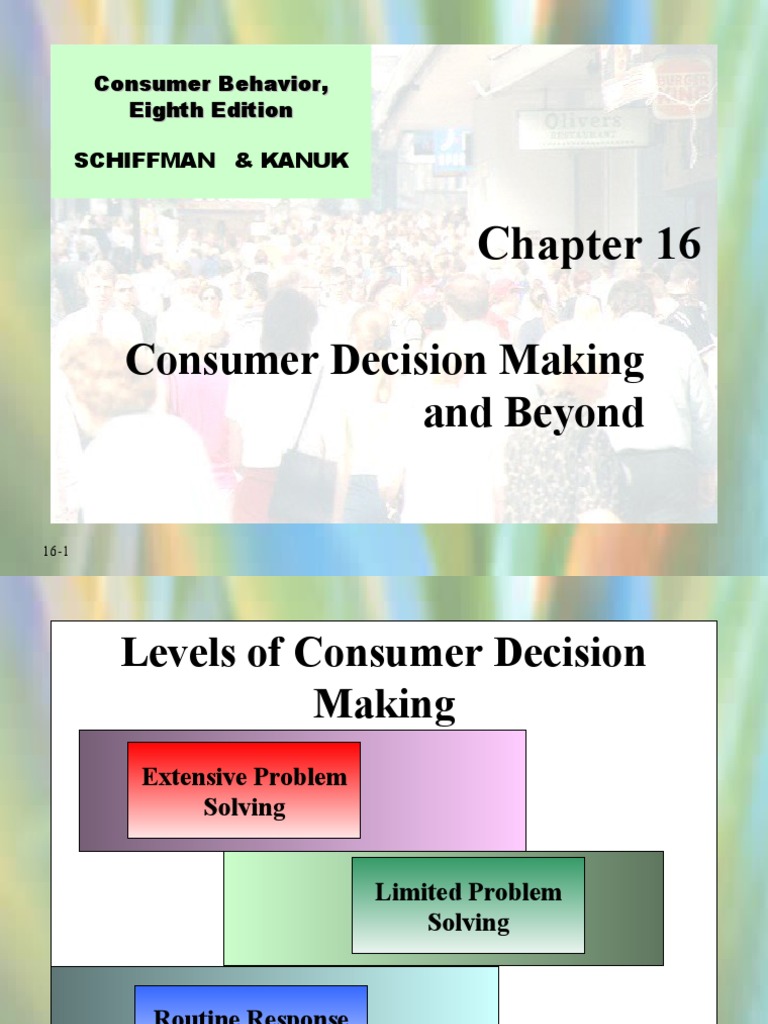 Consumer Decision Making Levels Explained | PDF | Consumer Behaviour ...