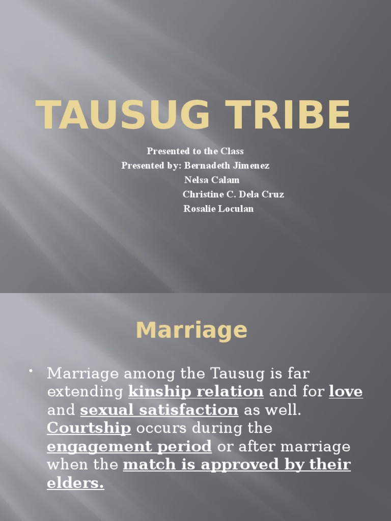 Tausug Marriage and Burial Traditions | PDF | Wedding