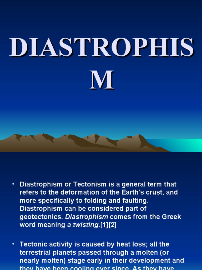 DIASTROPHISM | PDF | Plate Tectonics | Volcano