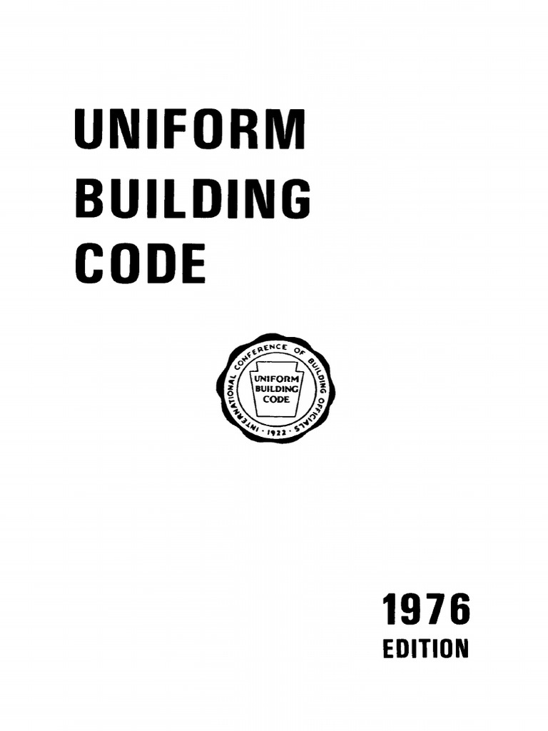 Ubc 1976 PDF | PDF | Building Code | Masonry