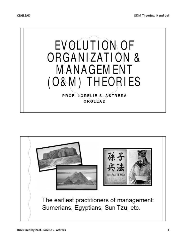 ORGLEAD O&m Theories | PDF | System | Employment