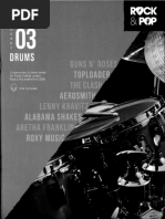 Rock School Drums Grade 3 | PDF | Performing Arts
