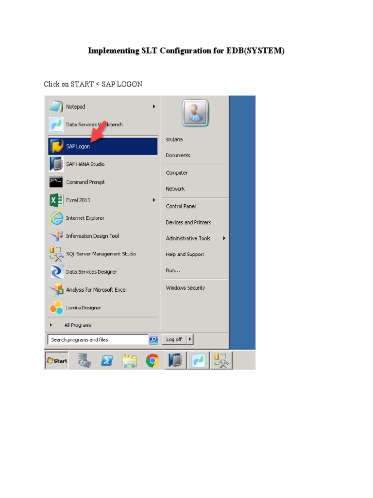 12.recreating The SLT Configuration of EDB (SYSTEM) | PDF